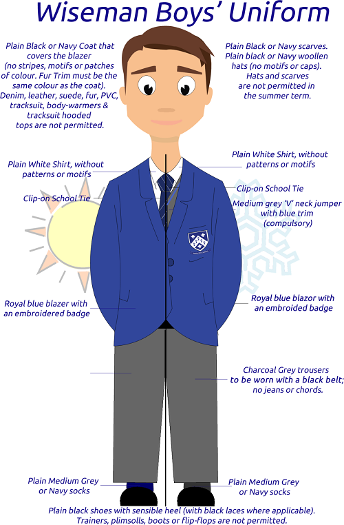 The Cardinal Wiseman Catholic School - Boys Uniform